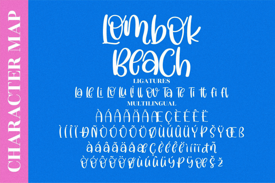 Lombok Beach Font Family · 1001 Fonts