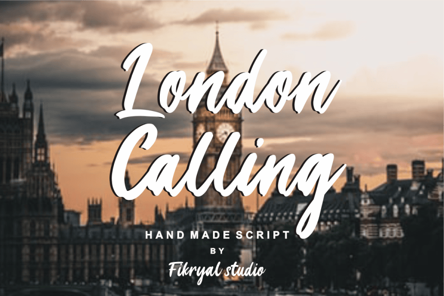 London Calling Font · 1001 Fonts