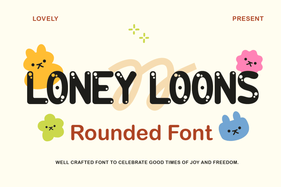 Loney Loons Font · 1001 Fonts
