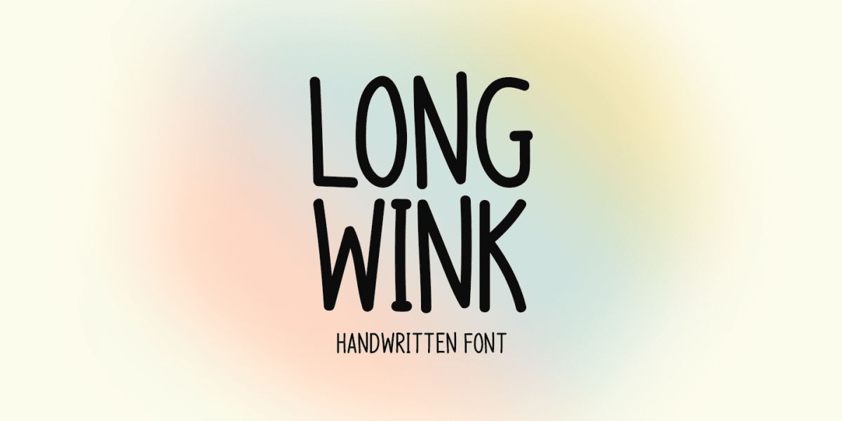 Long Wink Font · 1001 Fonts
