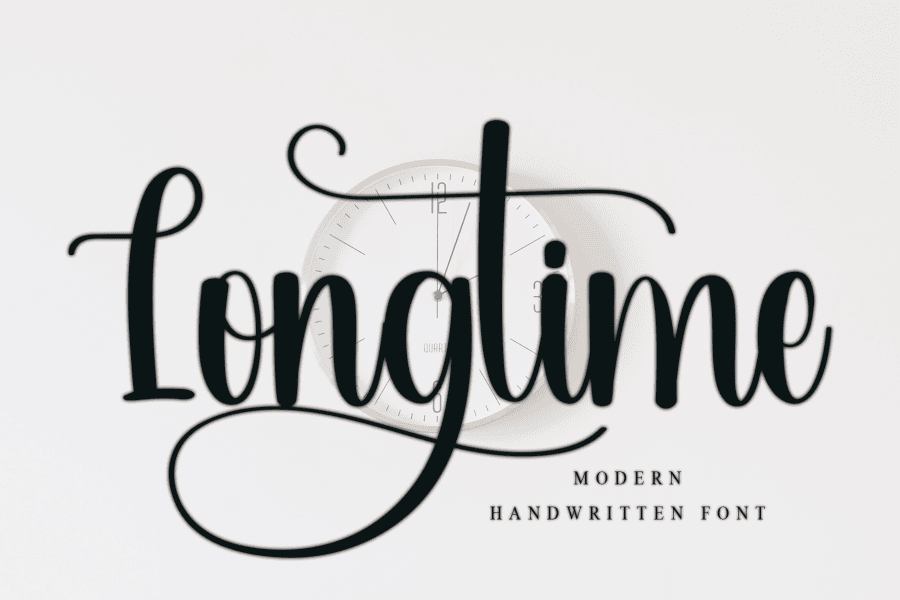 Longtime Font · 1001 Fonts