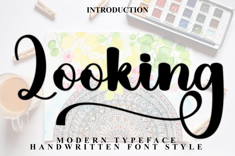 Looking Font · 1001 Fonts