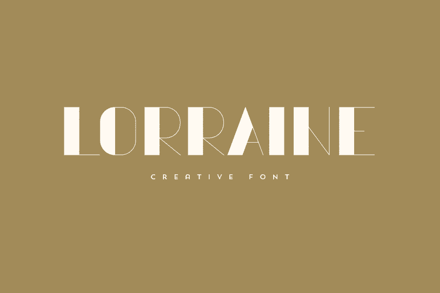 Lorraine Font · 1001 Fonts