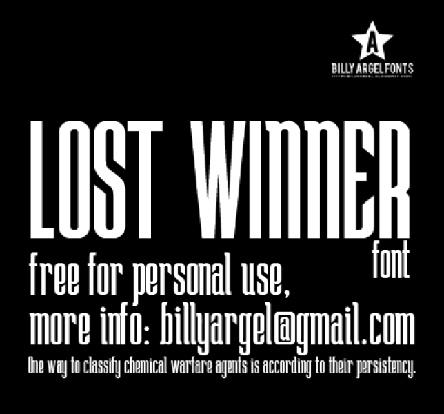 Lost Winner Font · 1001 Fonts