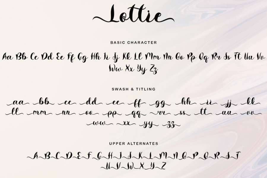 Lottie Font · 1001 Fonts