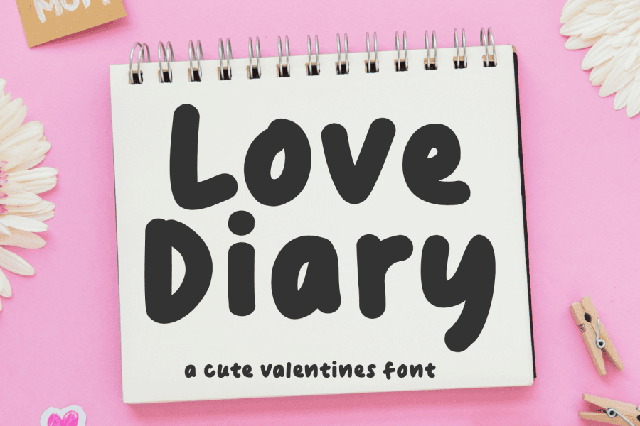 Love Diary Font · 1001 Fonts