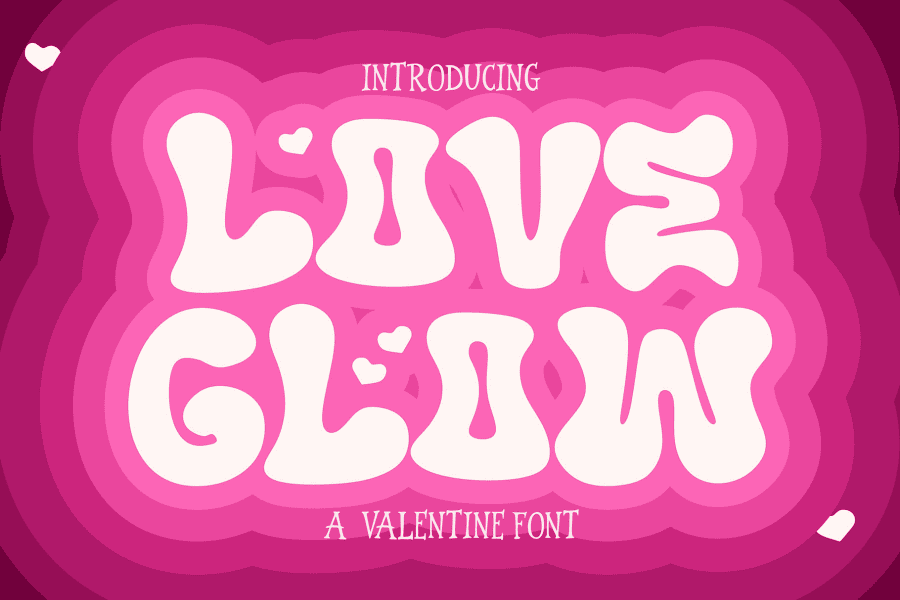 Love Glow Font · 1001 Fonts