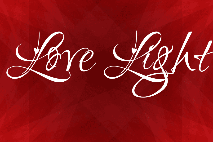 Love Light Font · 1001 Fonts