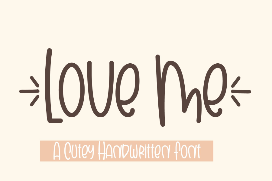 Love Me Font · 1001 Fonts