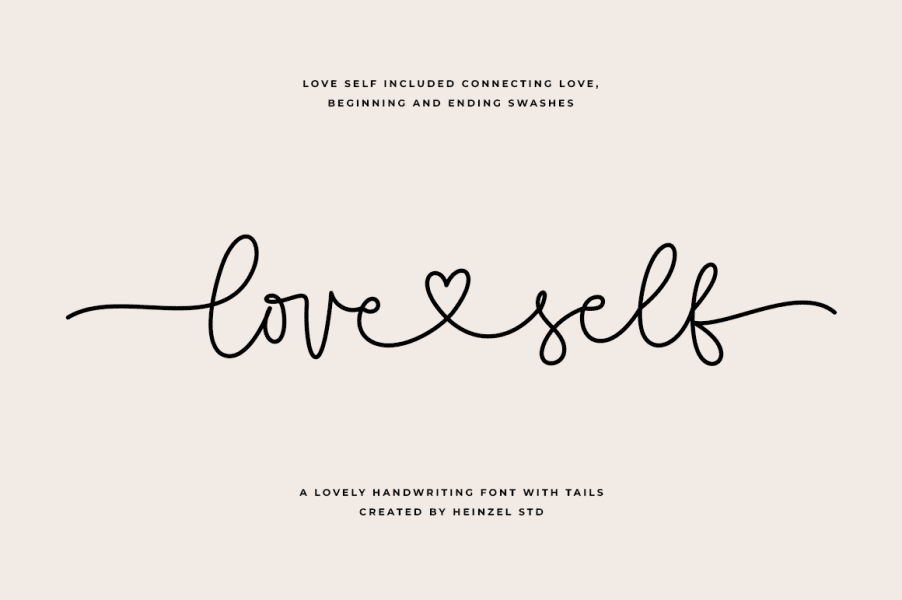 Love Self Font · 1001 Fonts