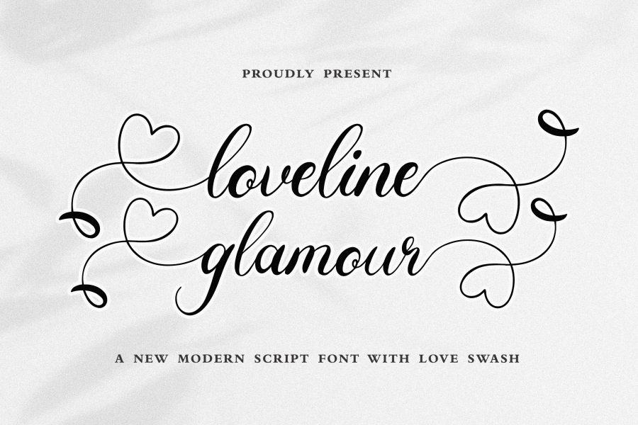 Loveline Glamour Font · 1001 Fonts