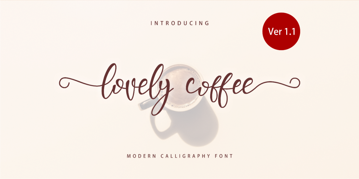 Lovely Coffee Font · 1001 Fonts