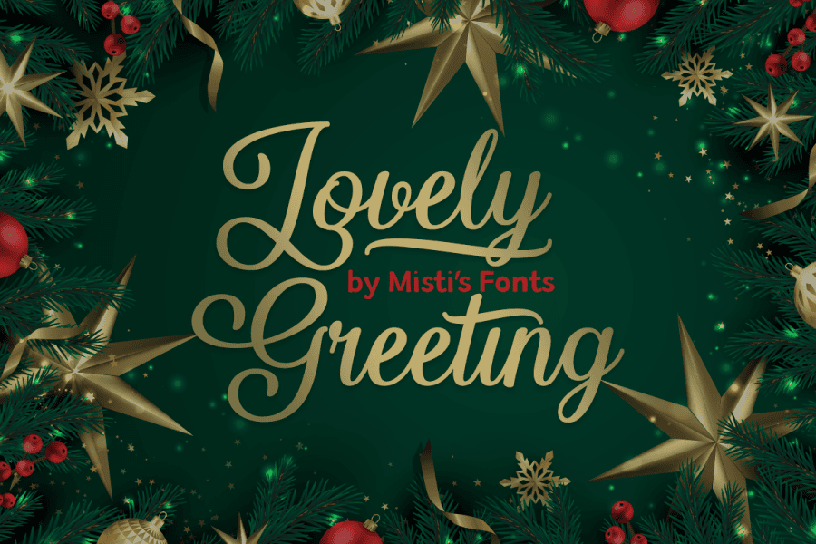 Lovely Greeting Font · 1001 Fonts