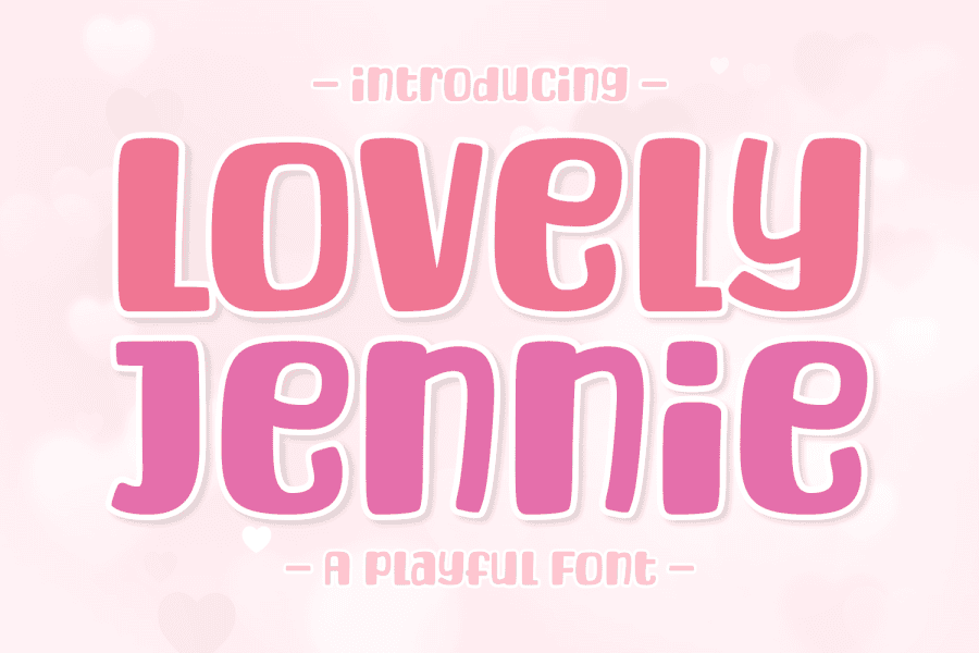 Lovely Jennie Font · 1001 Fonts