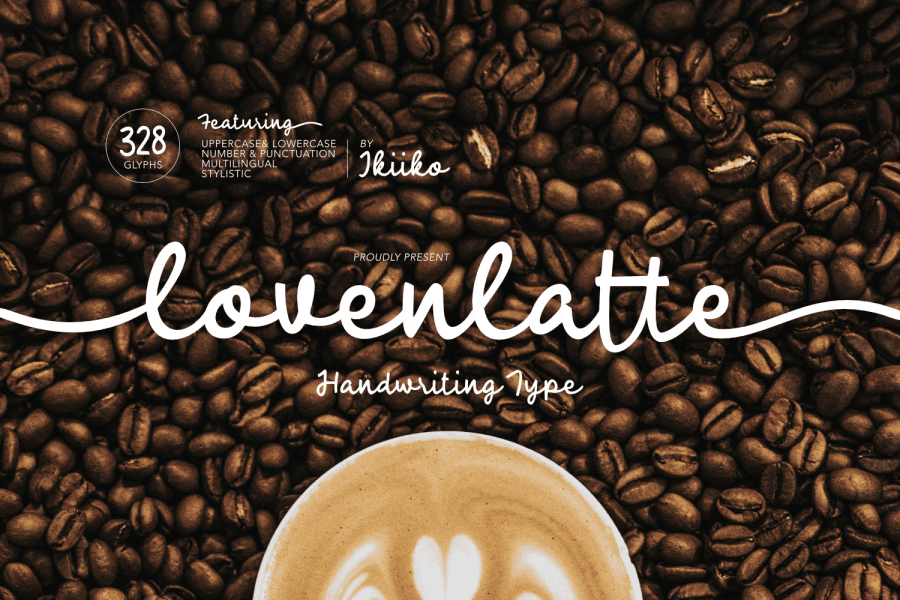 Loven Latte Font · 1001 Fonts
