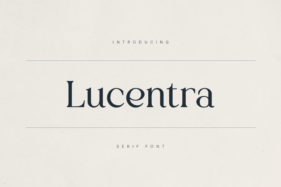 Lucentra Font · 1001 Fonts