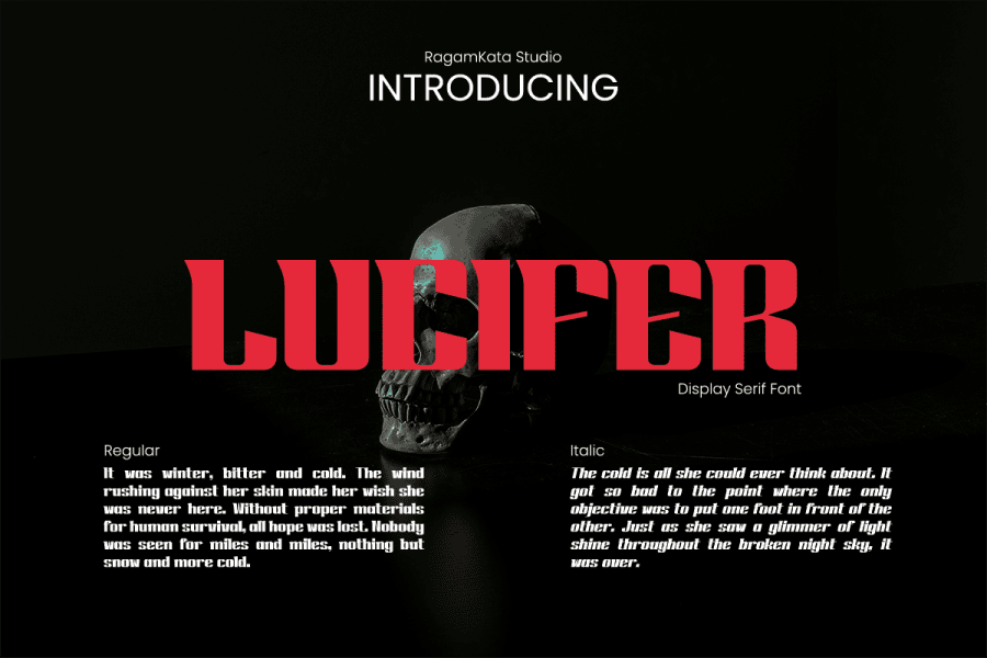 Lucifer DEMO Font · 1001 Fonts