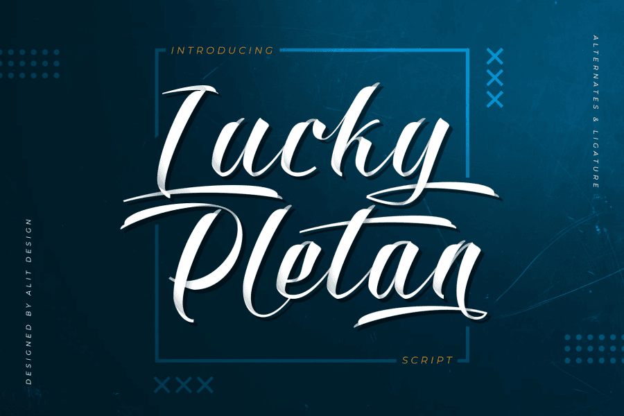 Lucky pletan Font · 1001 Fonts