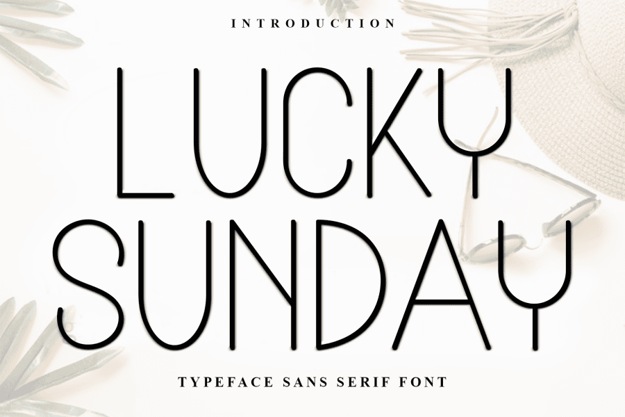 Lucky Sunday Font · 1001 Fonts
