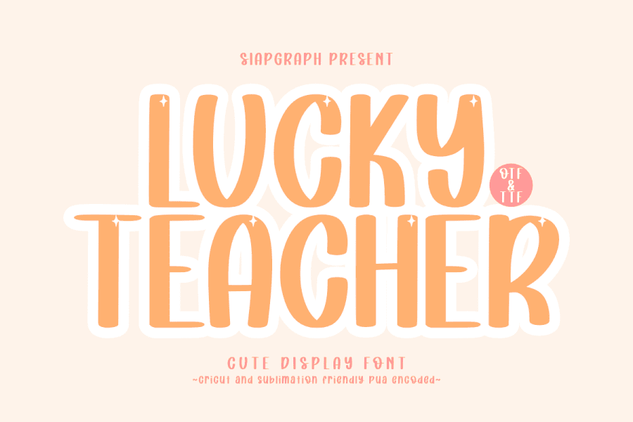 Lucky Teacher Font · 1001 Fonts