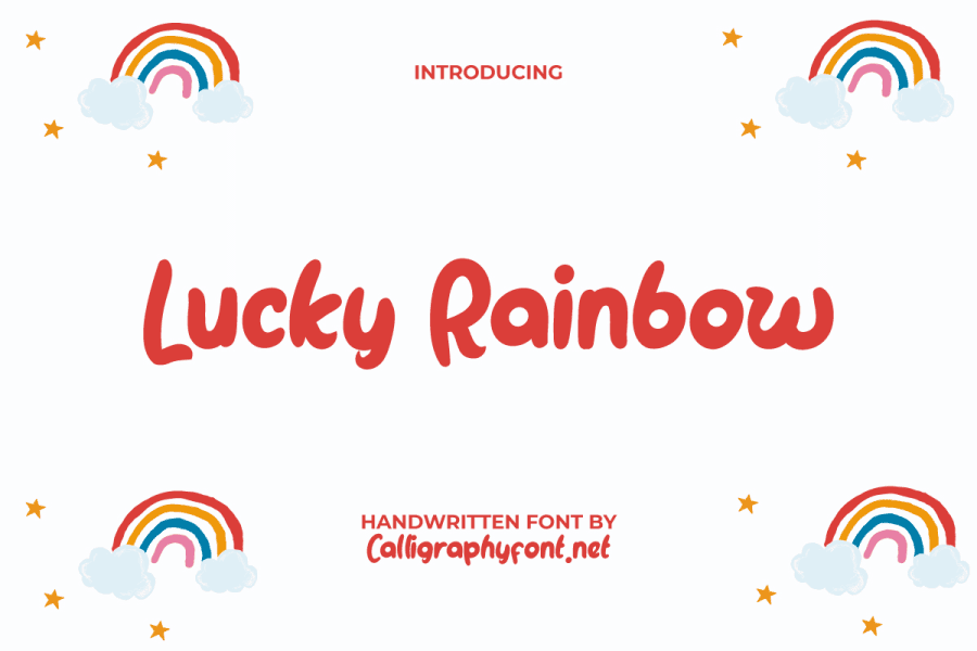 LuckyRainbowDemo Font · 1001 Fonts