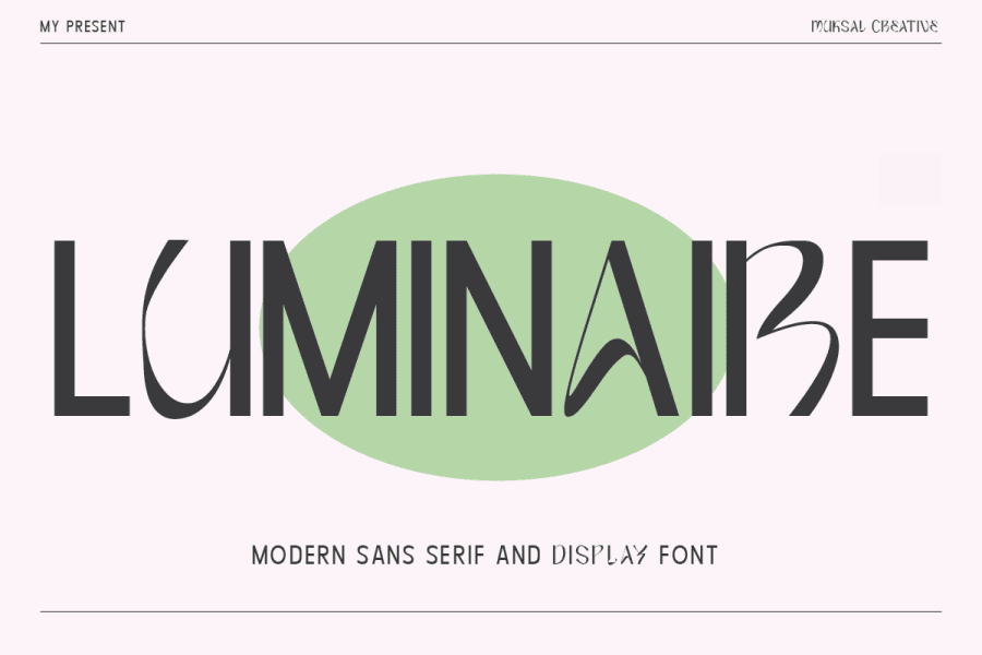 Luminaire Font · 1001 Fonts