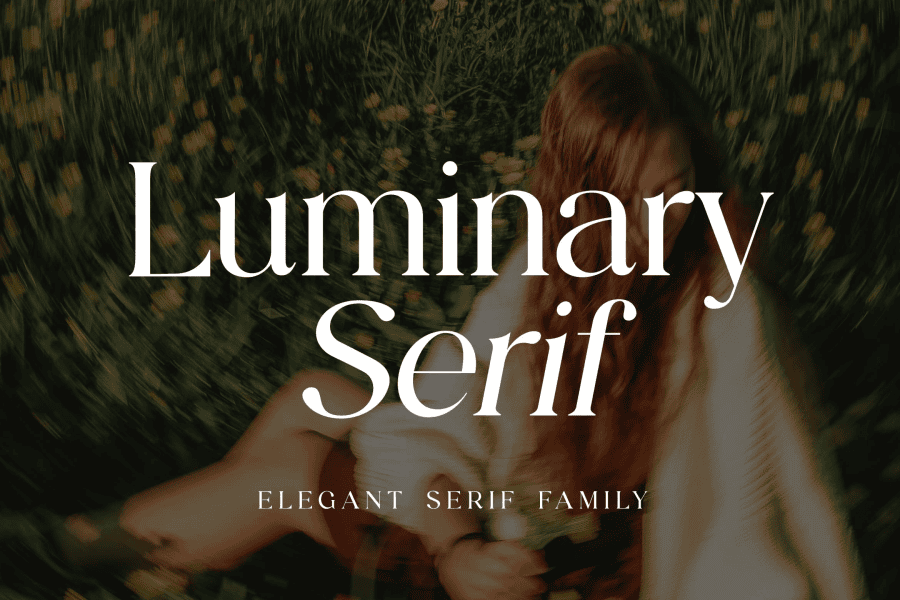 Luminary Serif Font Family · 1001 Fonts