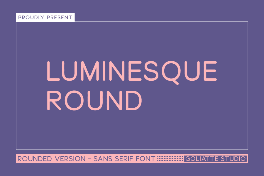 Luminesque Round Font · 1001 Fonts