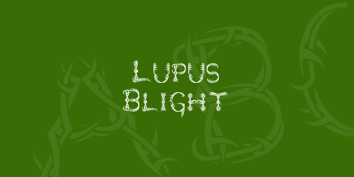 Lupus Blight Font · 1001 Fonts