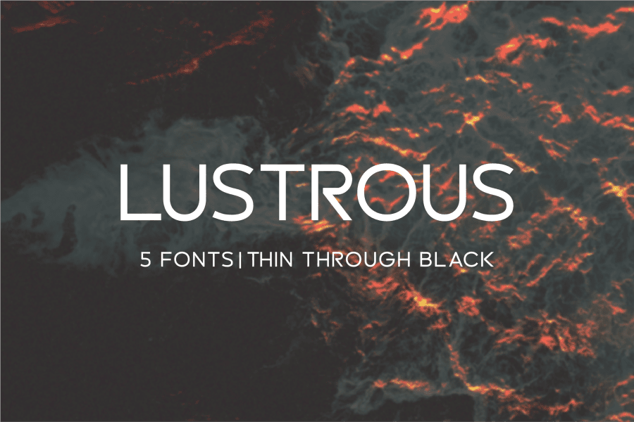 Lustrous Font Family · 1001 Fonts