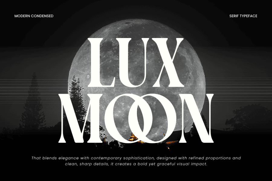 Lux Moon Font Family · 1001 Fonts