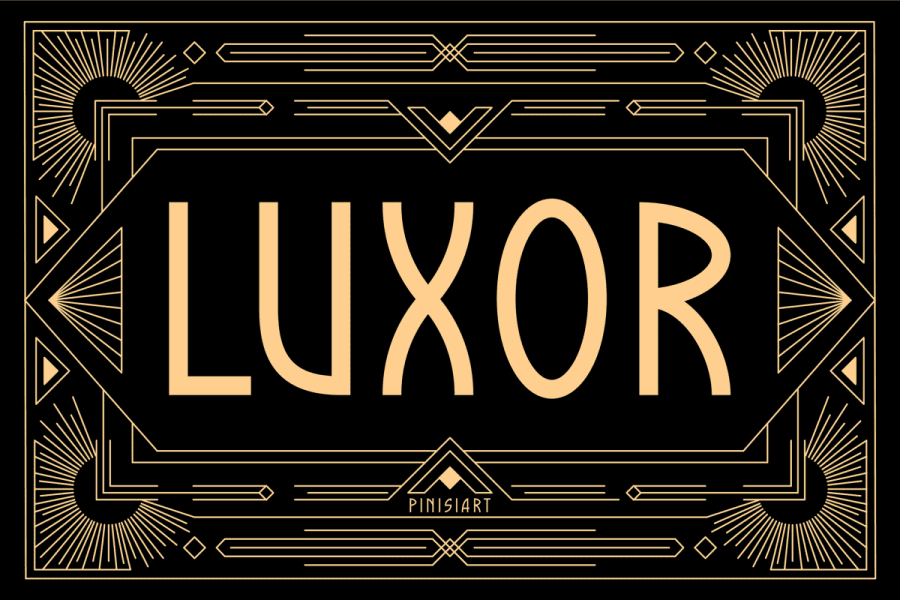 LUXOR Font · 1001 Fonts