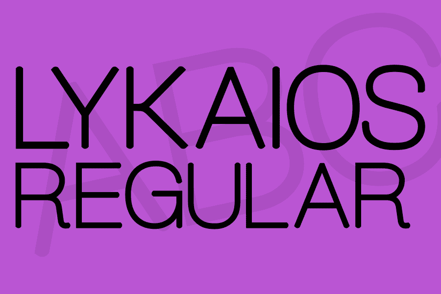 Lykaios Font · 1001 Fonts
