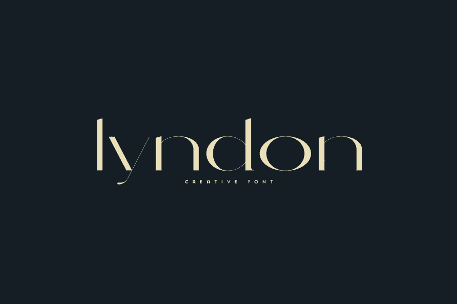 Lyndon Font · 1001 Fonts