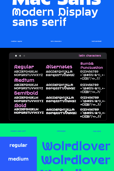 Mac Sans Font · 1001 Fonts