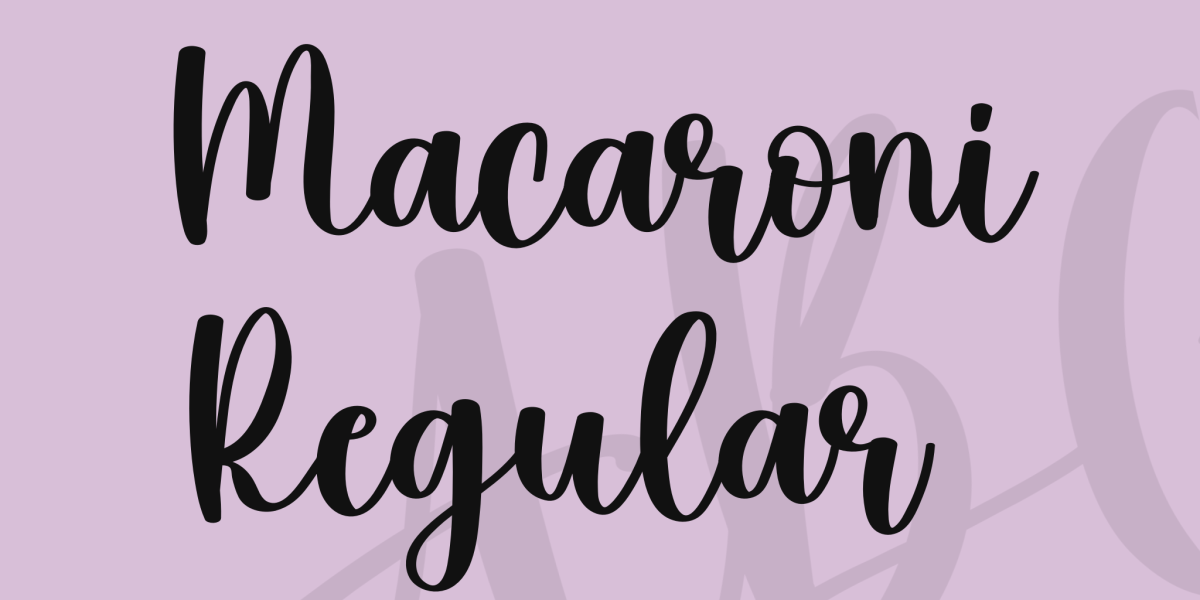 Macaroni Font · 1001 Fonts
