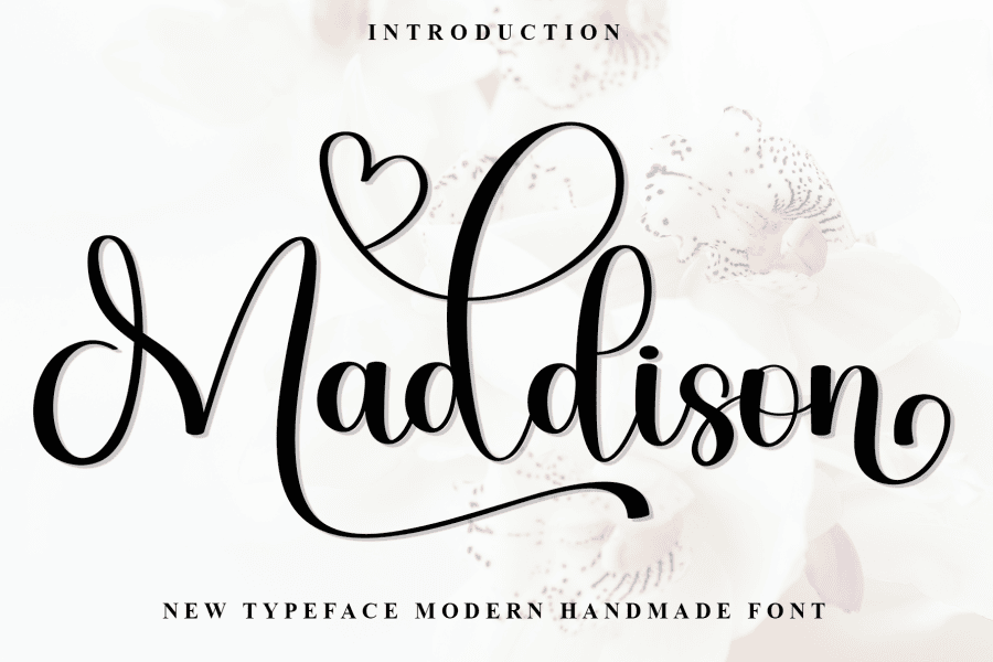 Maddison Font · 1001 Fonts