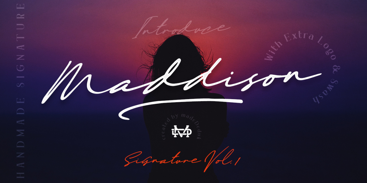 Maddison Signature DEMO Font · 1001 Fonts