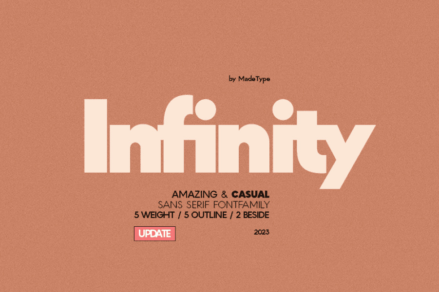 MADE INFINITY Personal Use Font Family · 1001 Fonts