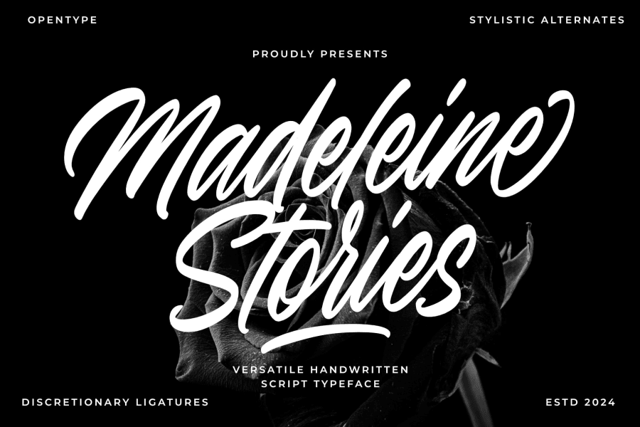 Madeleine Stories Font · 1001 Fonts