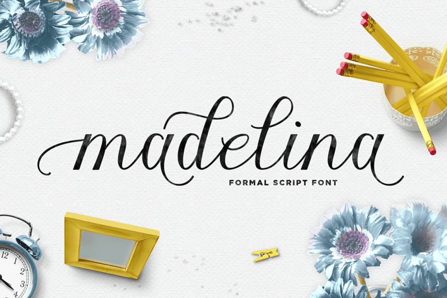 Madelina Script Font · 1001 Fonts