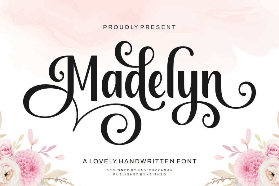 Madelyn Font · 1001 Fonts