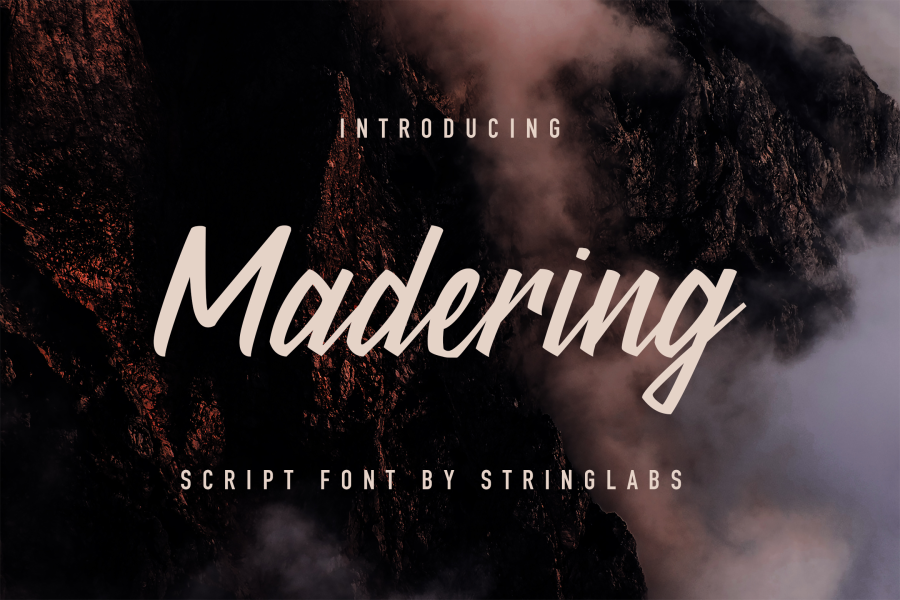 Madering Font · 1001 Fonts