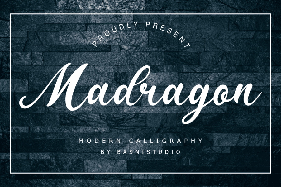 Madragon Font · 1001 Fonts