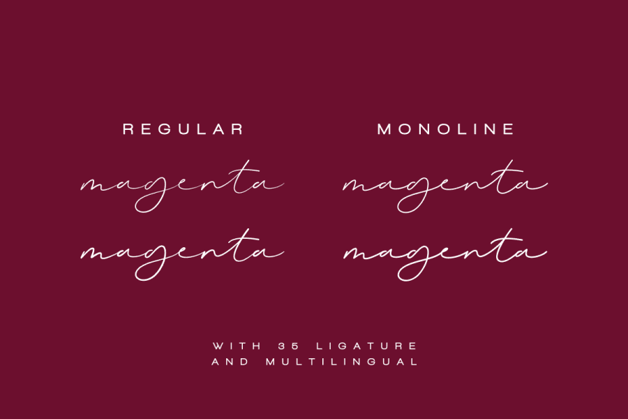 Magenta Font · 1001 Fonts