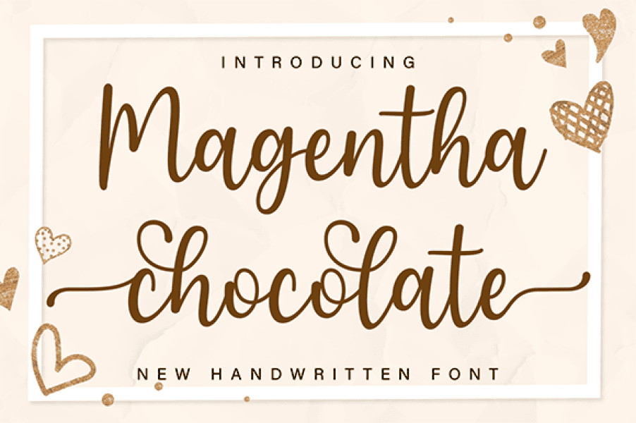Magentha Chocolate Font · 1001 Fonts
