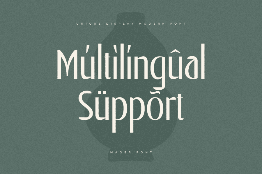 Mager Font · 1001 Fonts