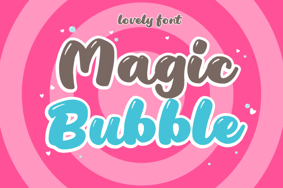 Magic Bubble Font · 1001 Fonts