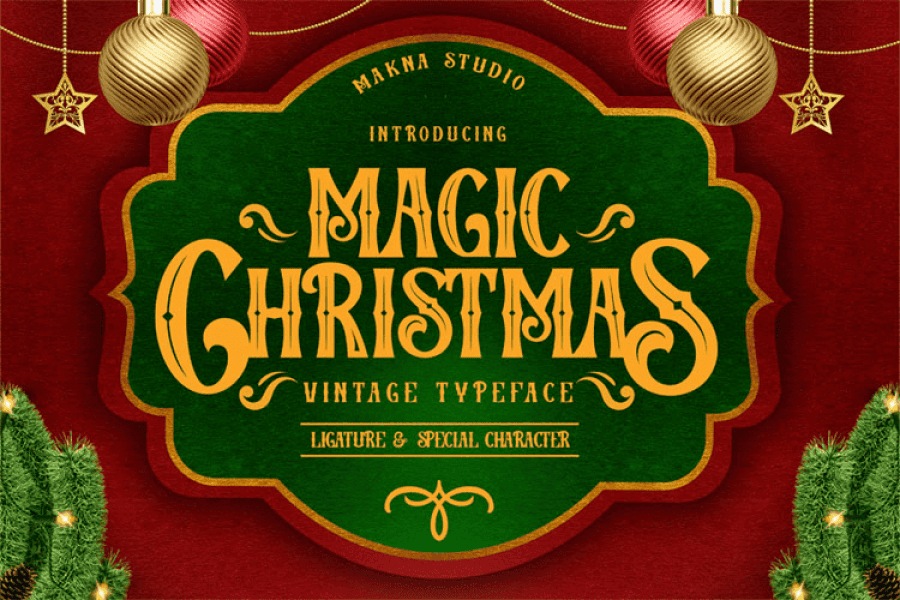 MAGIC CHRISTMAS Font · 1001 Fonts