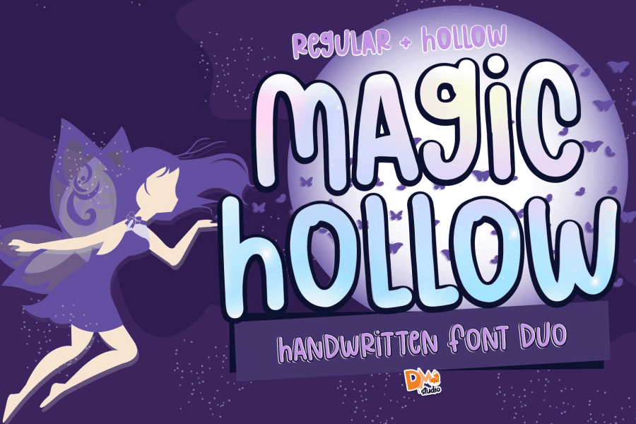 Magic Hollow Font · 1001 Fonts